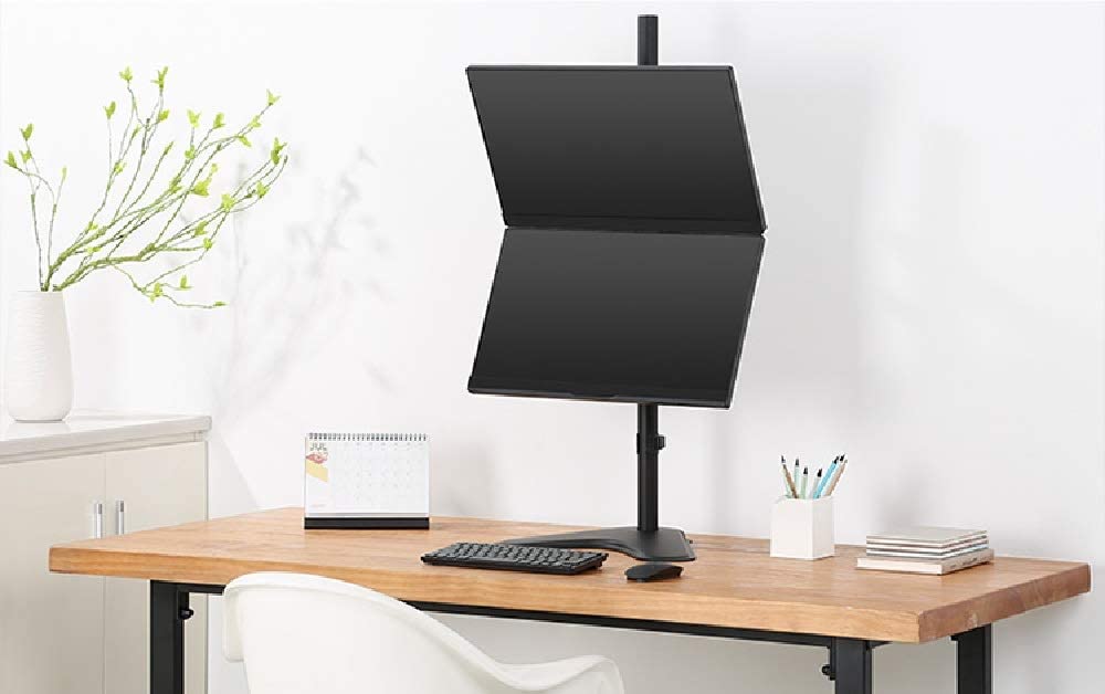 Dual Monitor Stand 2 Monitor Vertical Stand Stake Stand Up Down Stand ...